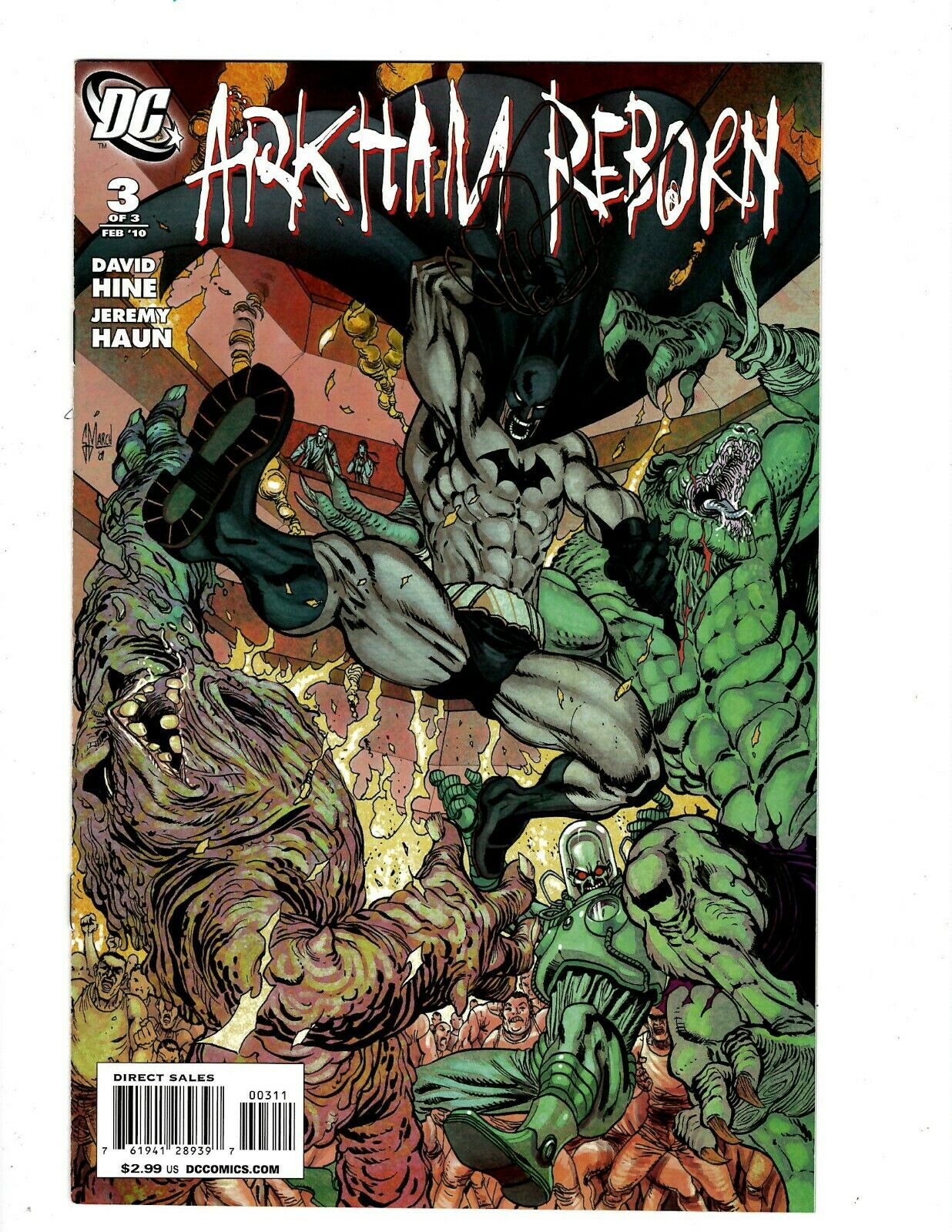 4 DC Comics Arkham Reborn # 1 2 3 + Battle Cowl Asylum # 1 NM 1st Print ...