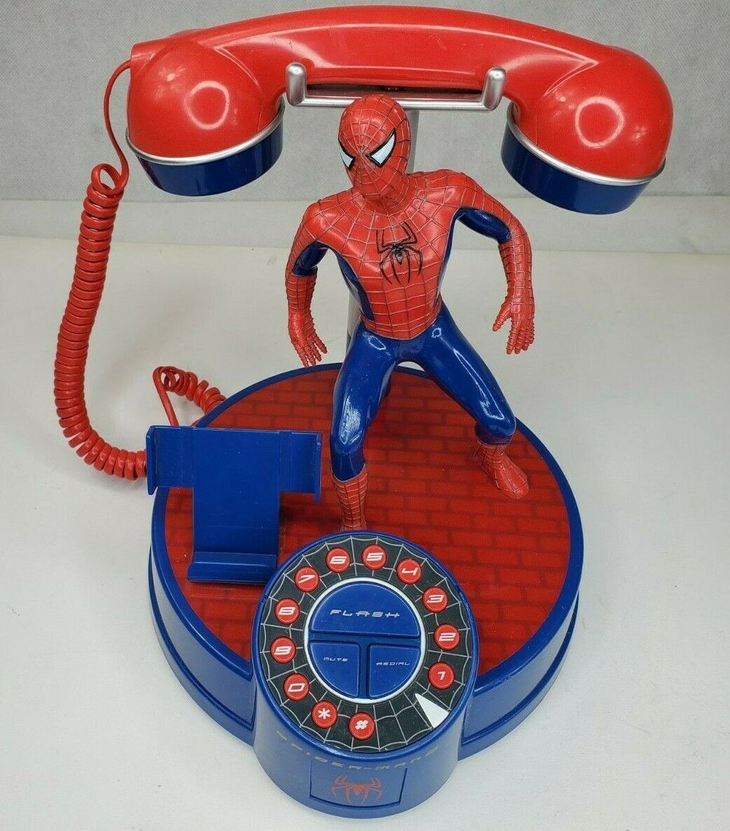 Spider-Man 2 Rotary Home Phone Vintage MARVEL Retro 2004 Limited NM ...