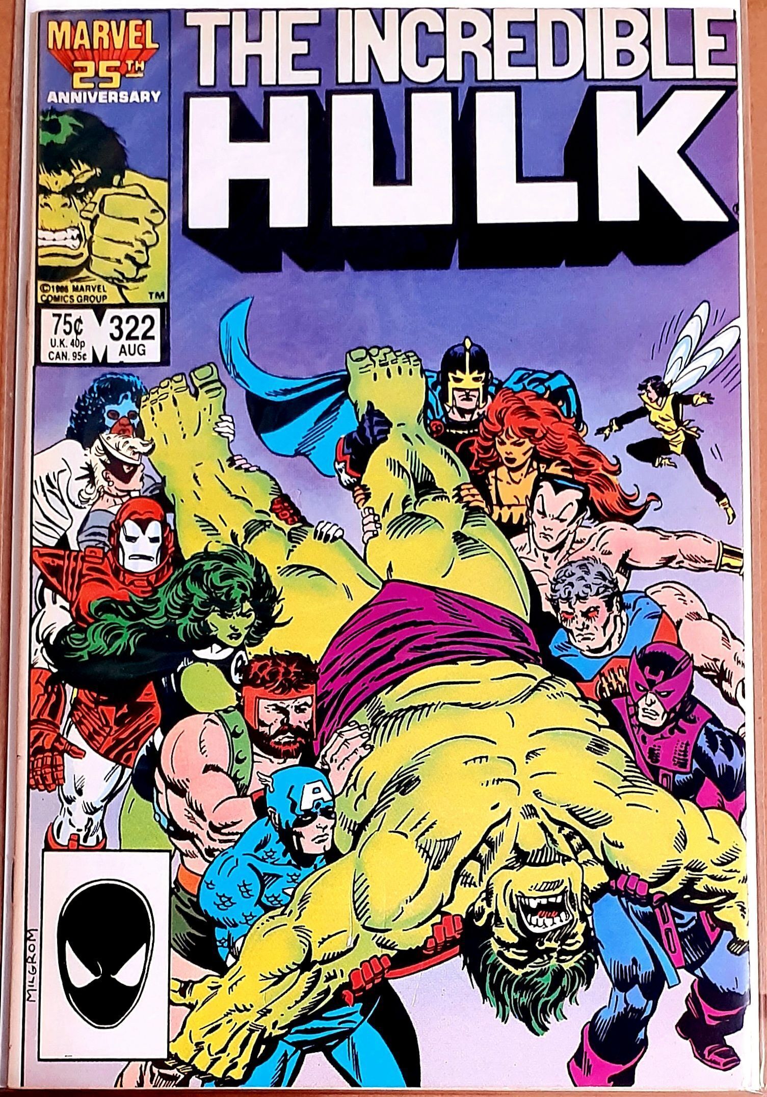 The Incredible Hulk #322 Direct Edition (1986) [MCU Wolverine Deadpool ...