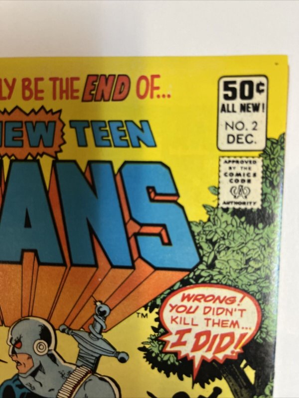 New Teen Titans (1980) # 2 (Fine) 1st Deathstroke Perez Cover | Comic ...