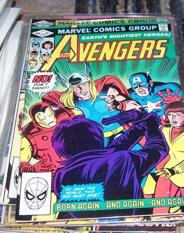 Avengers # 218 (Apr 1982, Marvel) born again + captain america thor ...