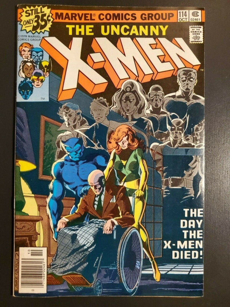 Uncanny X-men #114 (1978) VF- 7.5 1st use of Uncanny in title Sauron ...