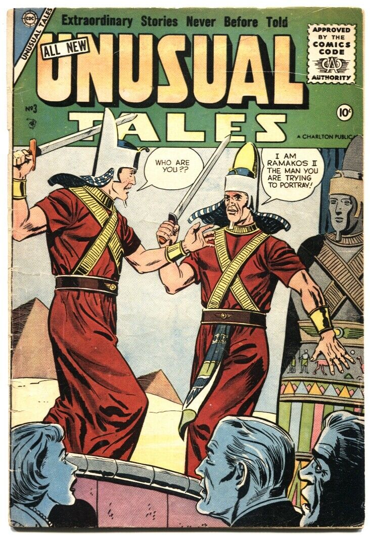 Unusual Tales #3-1956-Mystery-Sci Fi-Horror-Magic- Mars Attacks-Rare ...