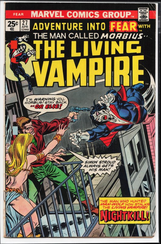 Adventure Into Fear #27 (1975) | Comic Books - Bronze Age, Marvel ...