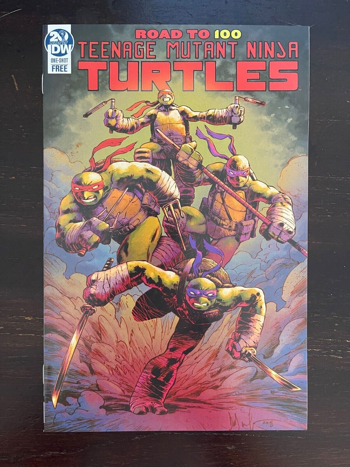 Teenage Mutant Ninja Turtles Road to 100 #1 TMNT IDW 2019 NM 9.4 ...