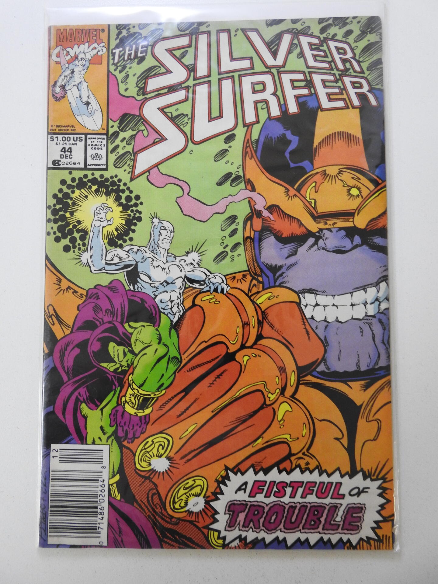 Silver Surfer #44 Newsstand Edition (1990) | Comic Books - Copper Age ...