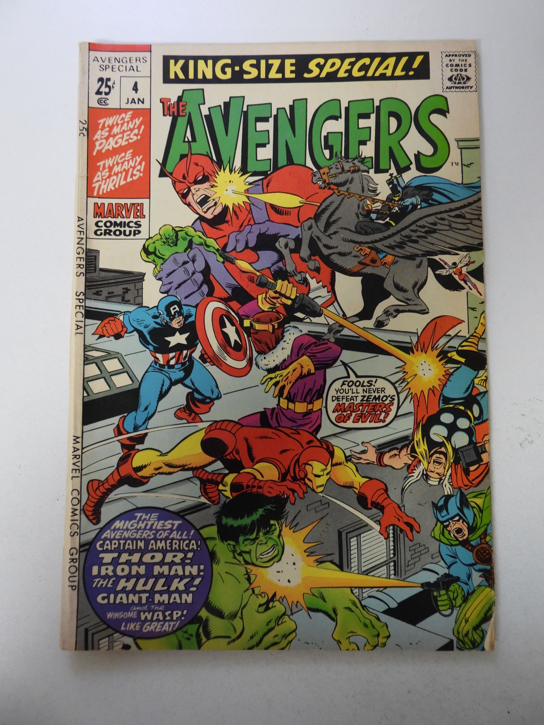 The Avengers Annual #4 (1971) FN- condition | Comic Books - Bronze Age ...
