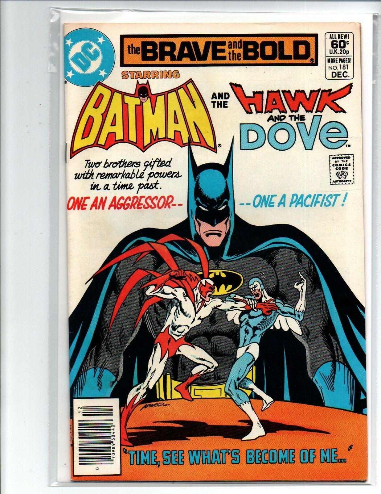 The Brave and the Bold #181 - Mark Jewelers- Batman - Hawk Dove -1981 ...