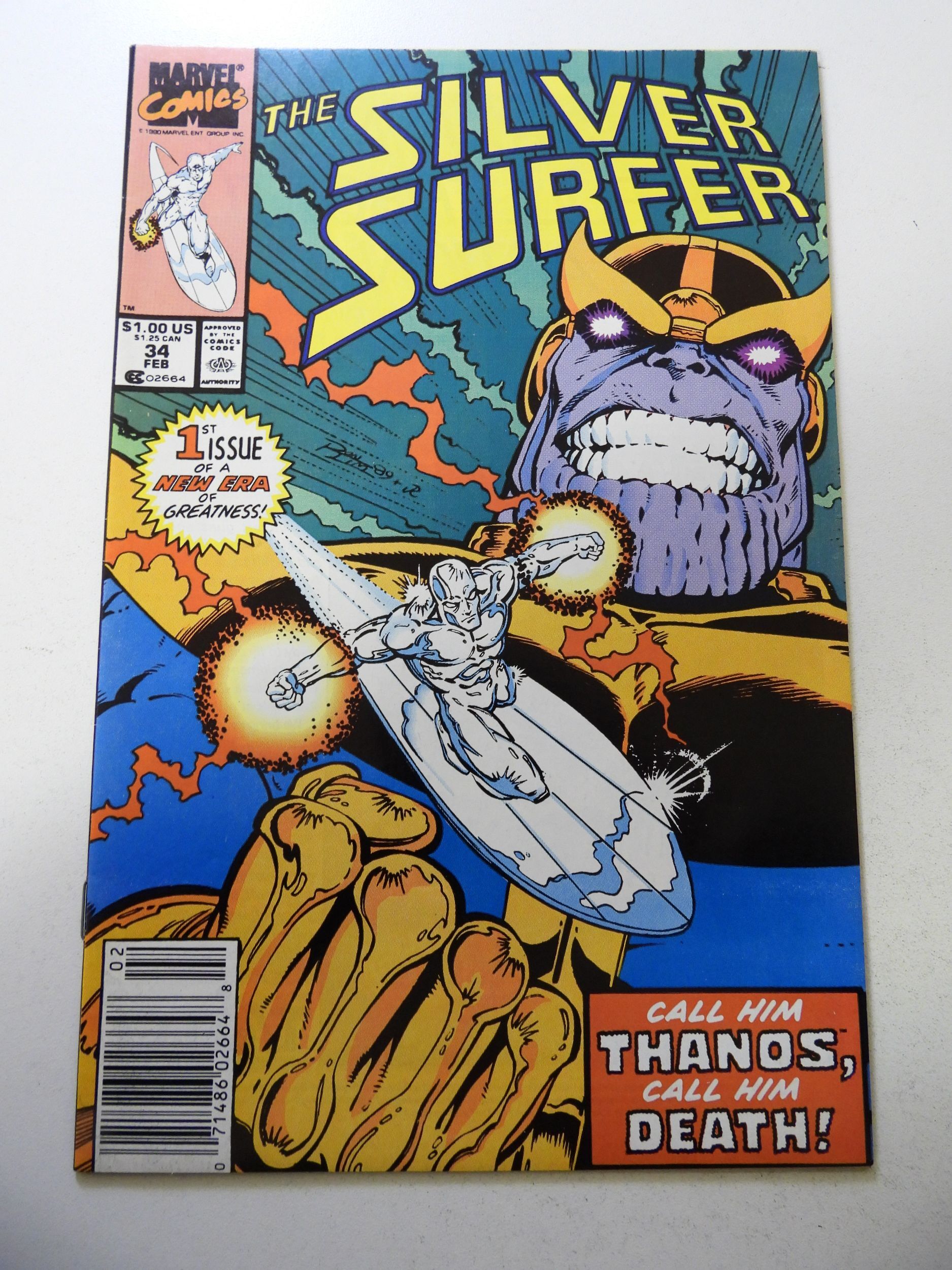 Silver Surfer #34 (1990) FN+ Condition | Comic Books - Copper Age ...