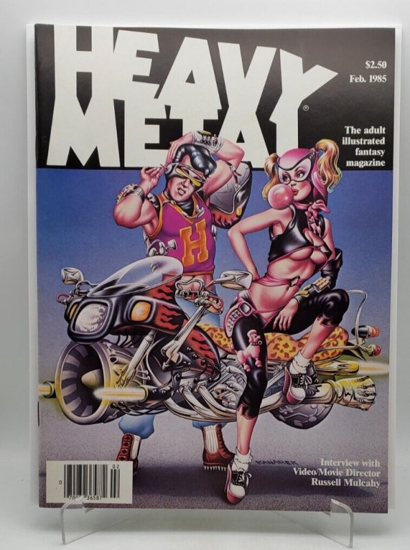 HEAVY METAL Feb 1985, Interview with Russell Muleahy, NM- | Comic Books ...