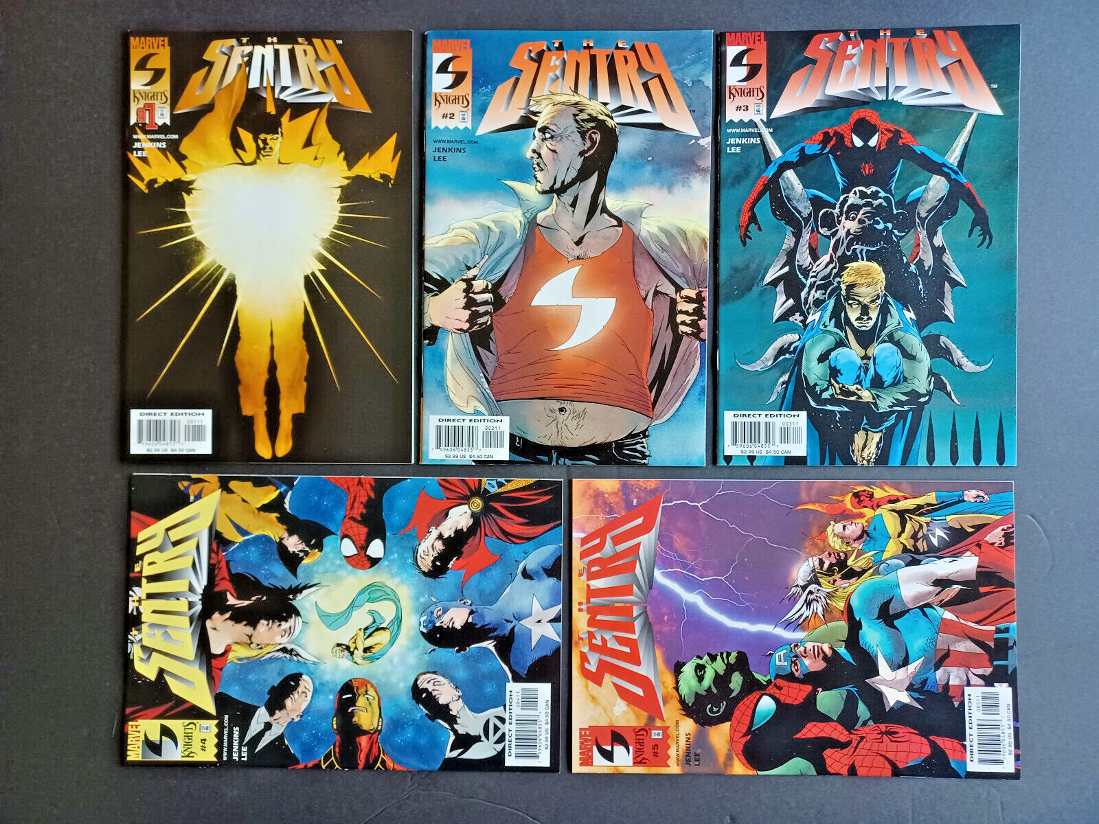 The Sentry #1 2 3 4 5 complete set + (5) Sentry vs One Shots - 1st app ...