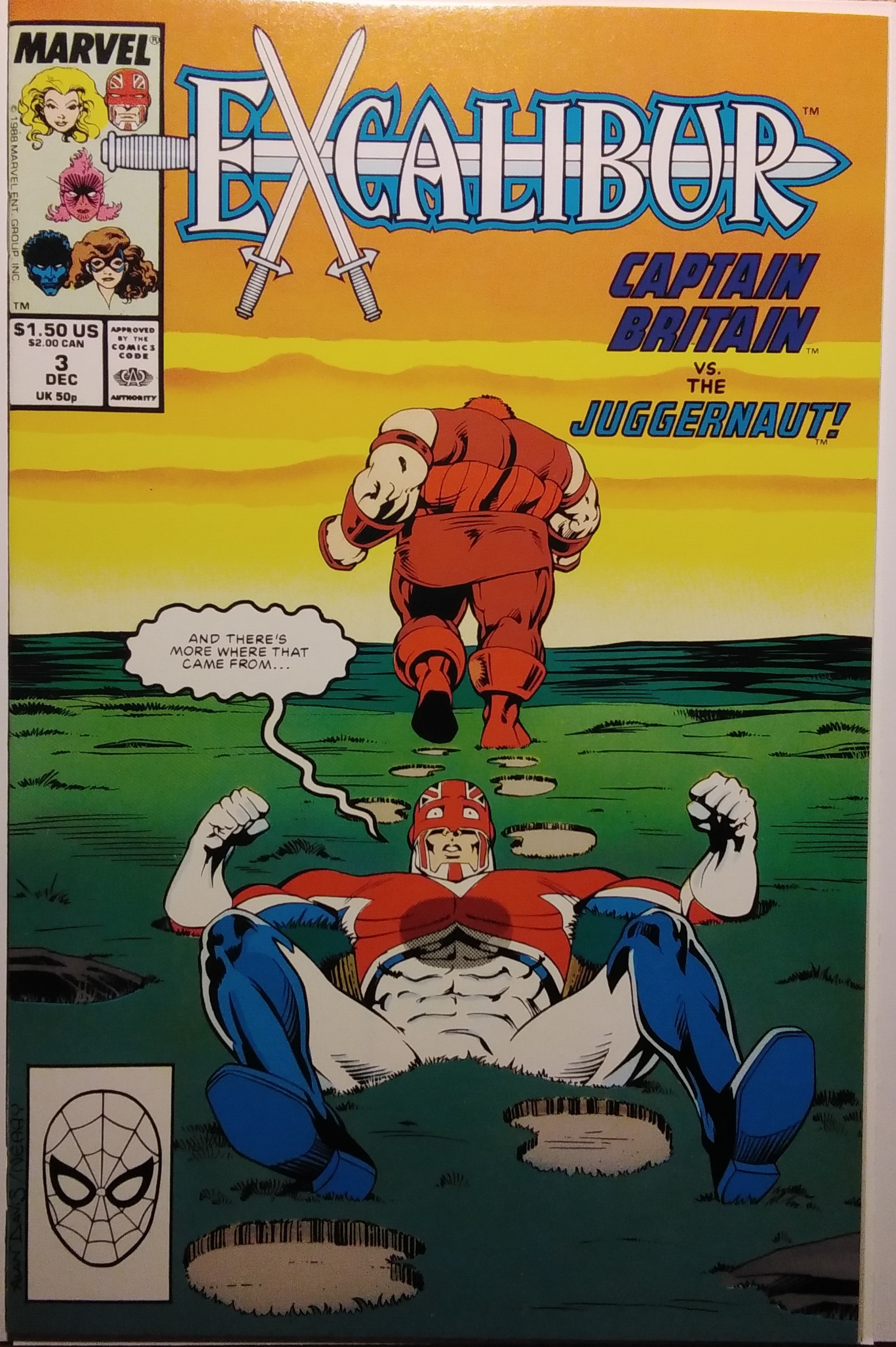 Excalibur #3 (1989) | Comic Books - Copper Age, Marvel / HipComic