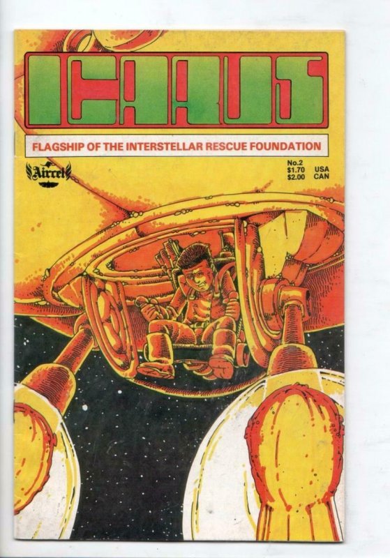 ICARUS #2, NM, Aircel, Sci-Fi, Dave Cooper, 1986, more indies in store ...