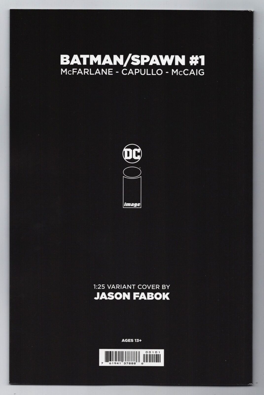 Batman Spawn #1 Jason Fabok 1:25 B&W Variant (DC, 2022) NM | Comic ...