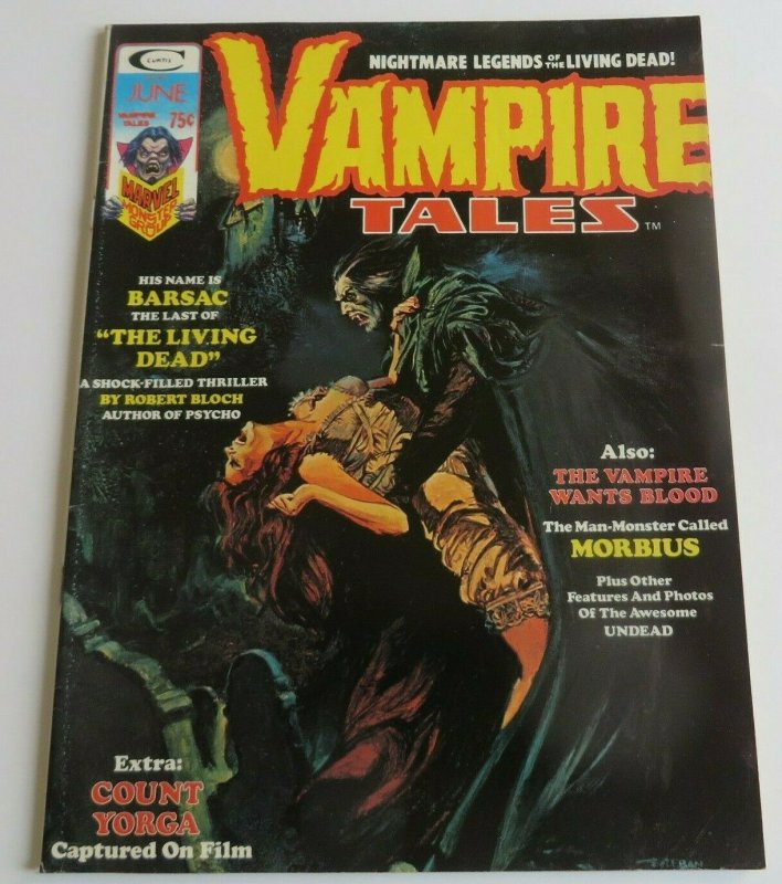 Vampire Tales #5 VF- Key Issue Origin Morbius 1974 Marvel Horror ...