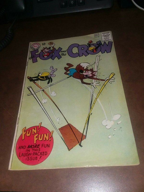 The Fox and the Crow #86 DC Comic 1964 silver age funny animal cartoon ...