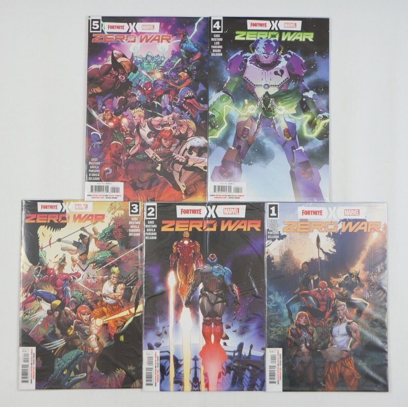 Fortnite X Marvel: Zero War #1-5 VF/NM complete series SEALED with code ...