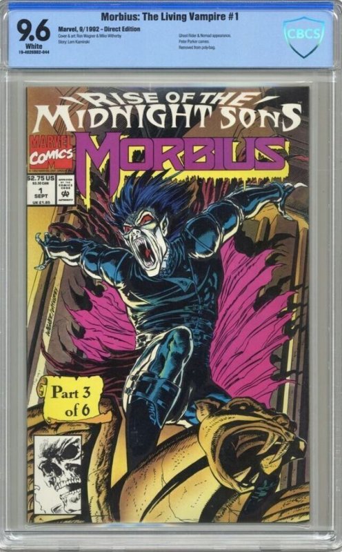 Morbius #1 - Key Comic & 1st solo title featuring Morbius! CBCS 9.6 ...