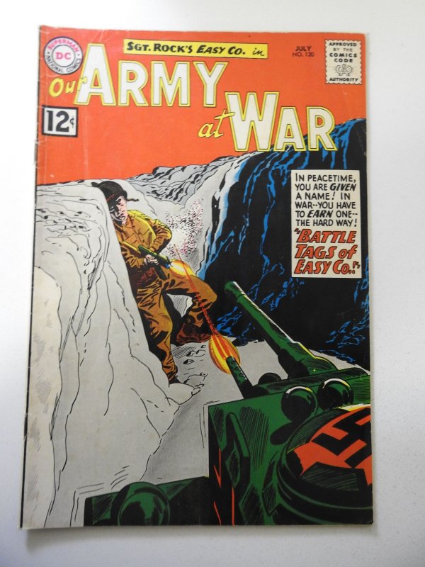 Our Army at War #120 (1962) FN- Condition | Comic Books - Silver Age ...