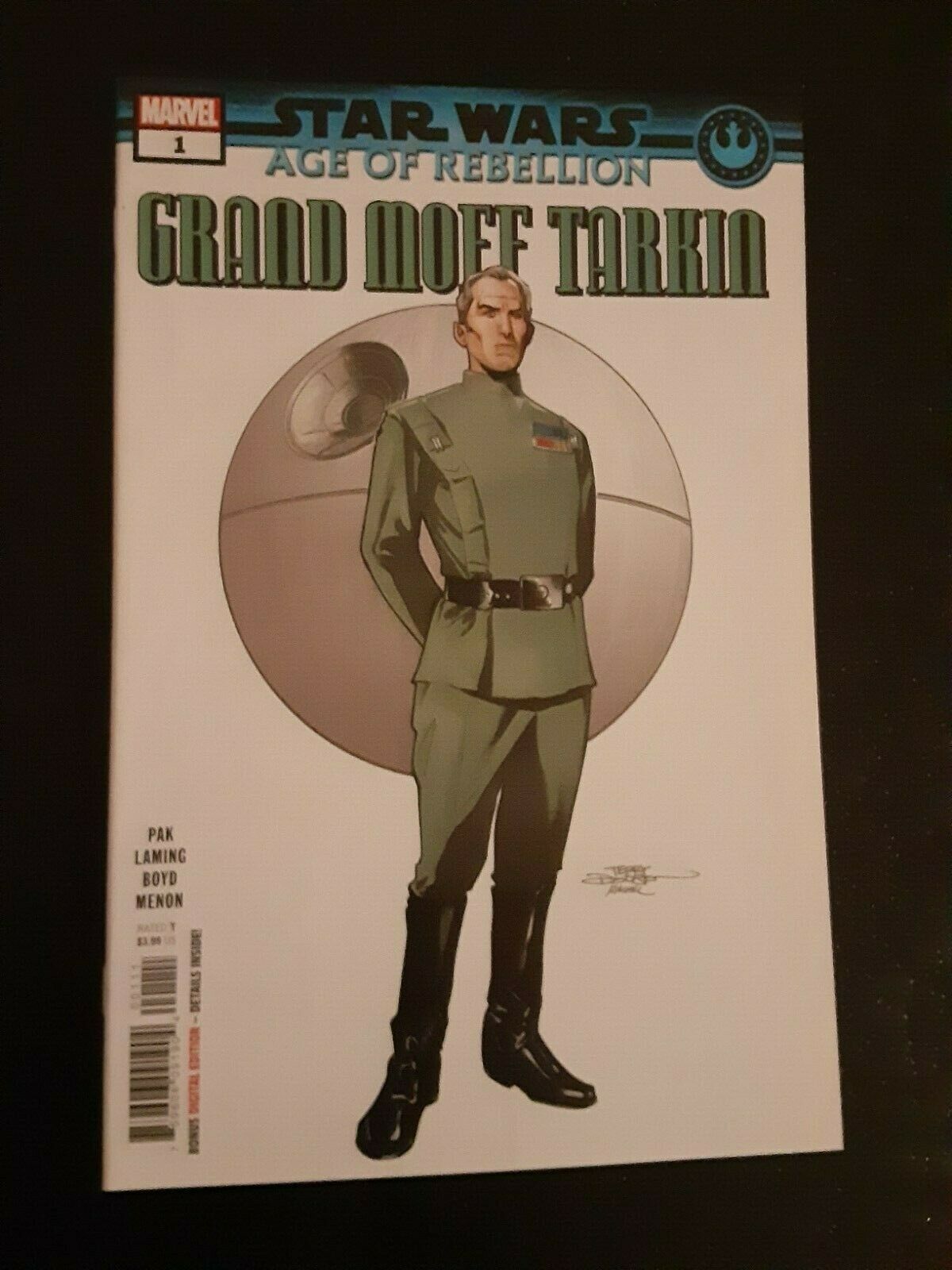Star Wars Rebellion Grand Moff Tarkin Written by Greg Pak.Cover 1A ...