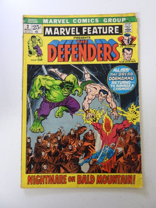 Marvel Feature #2 (1972) VG- condition 1" cumulative spine split ...