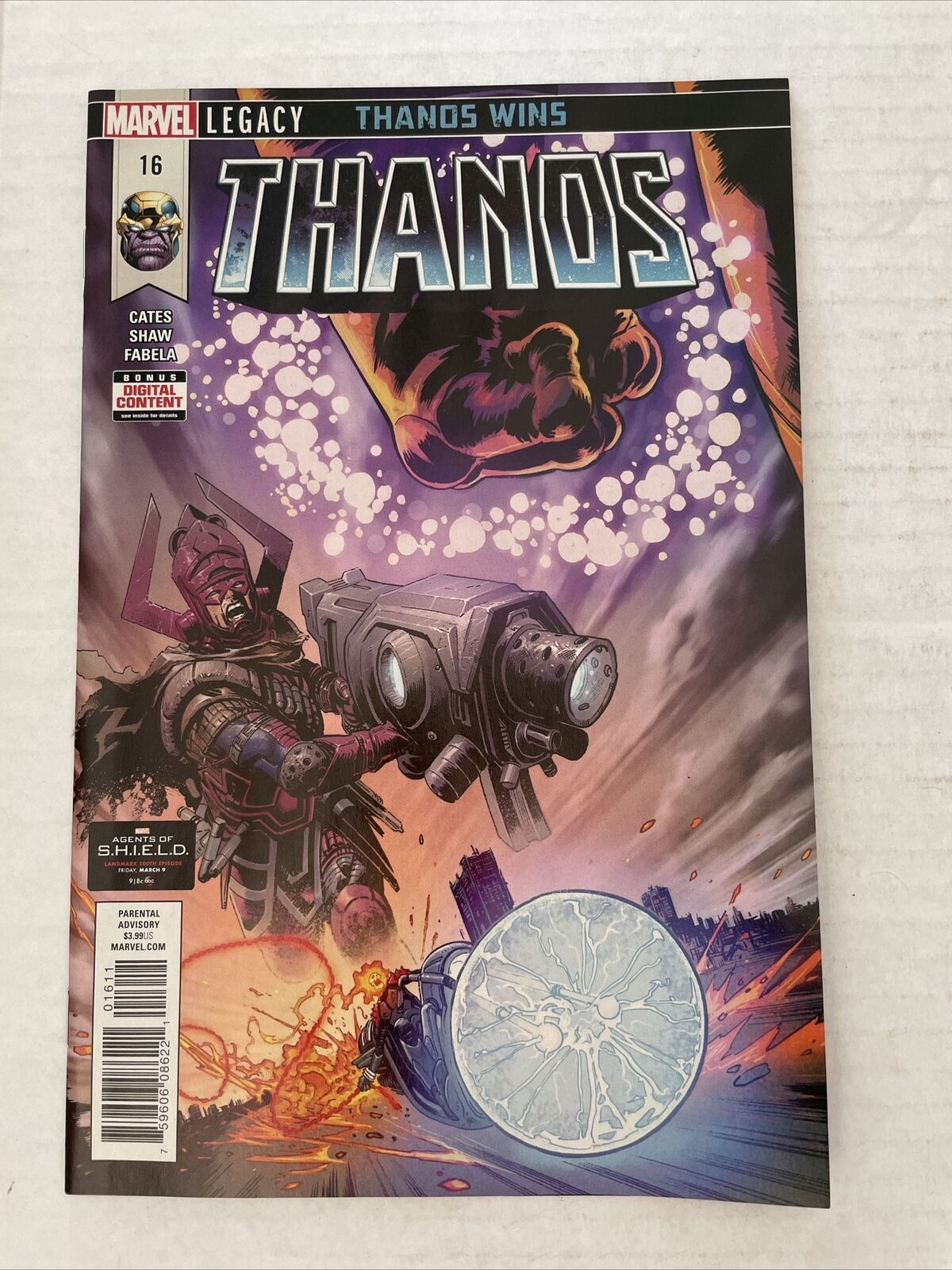 Thanos #16 Origin Cosmic Ghost Rider | Comic Books - Modern Age, Marvel ...