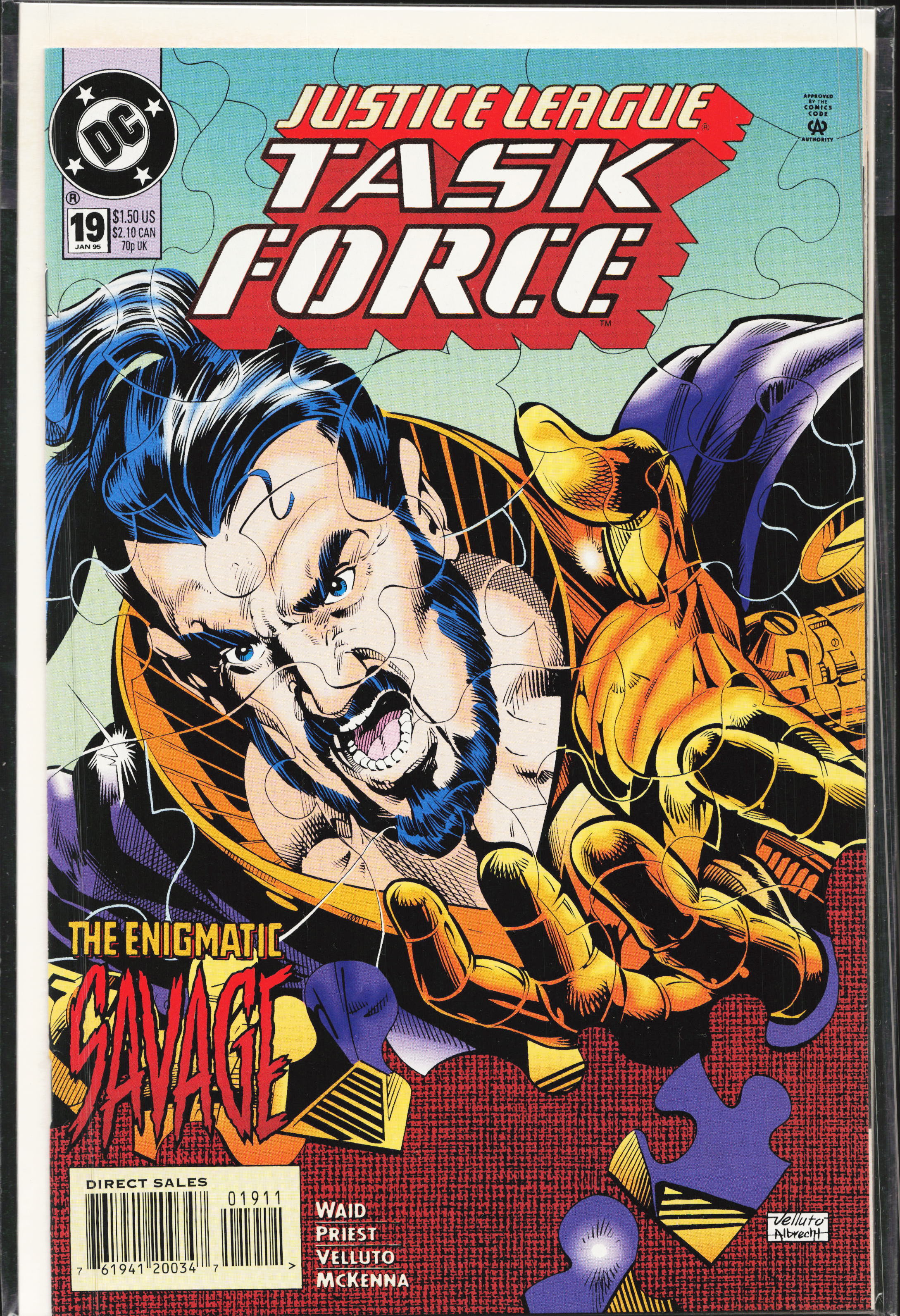 Justice League Task Force #19 (1995) Vandal Savage | Comic Books ...