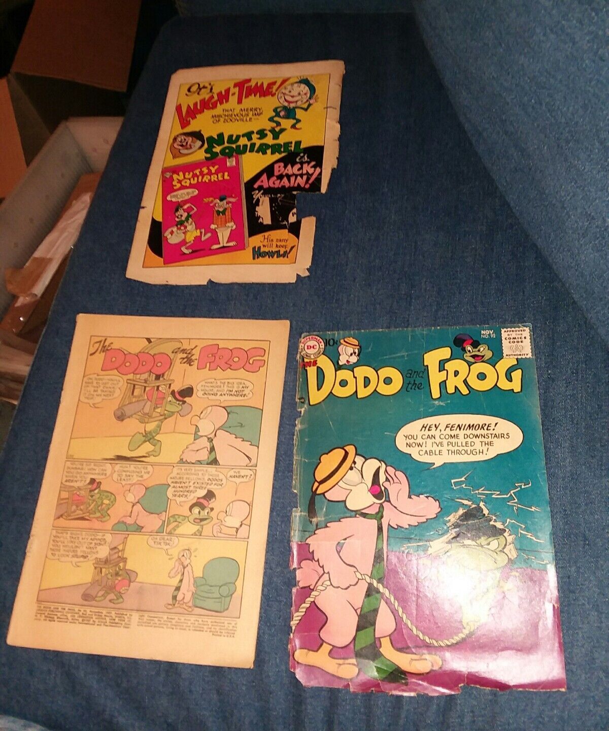 Dodo and the Frog #92 scarce last issue fair 1957 DC doodles duck ...