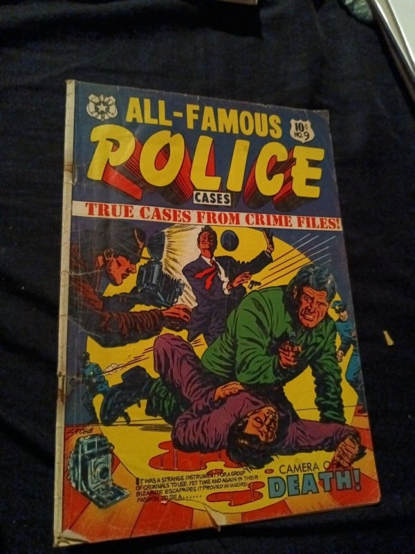 All-Famous Police Cases #9 1953-LB Cole cover Golden age pre code crime ...