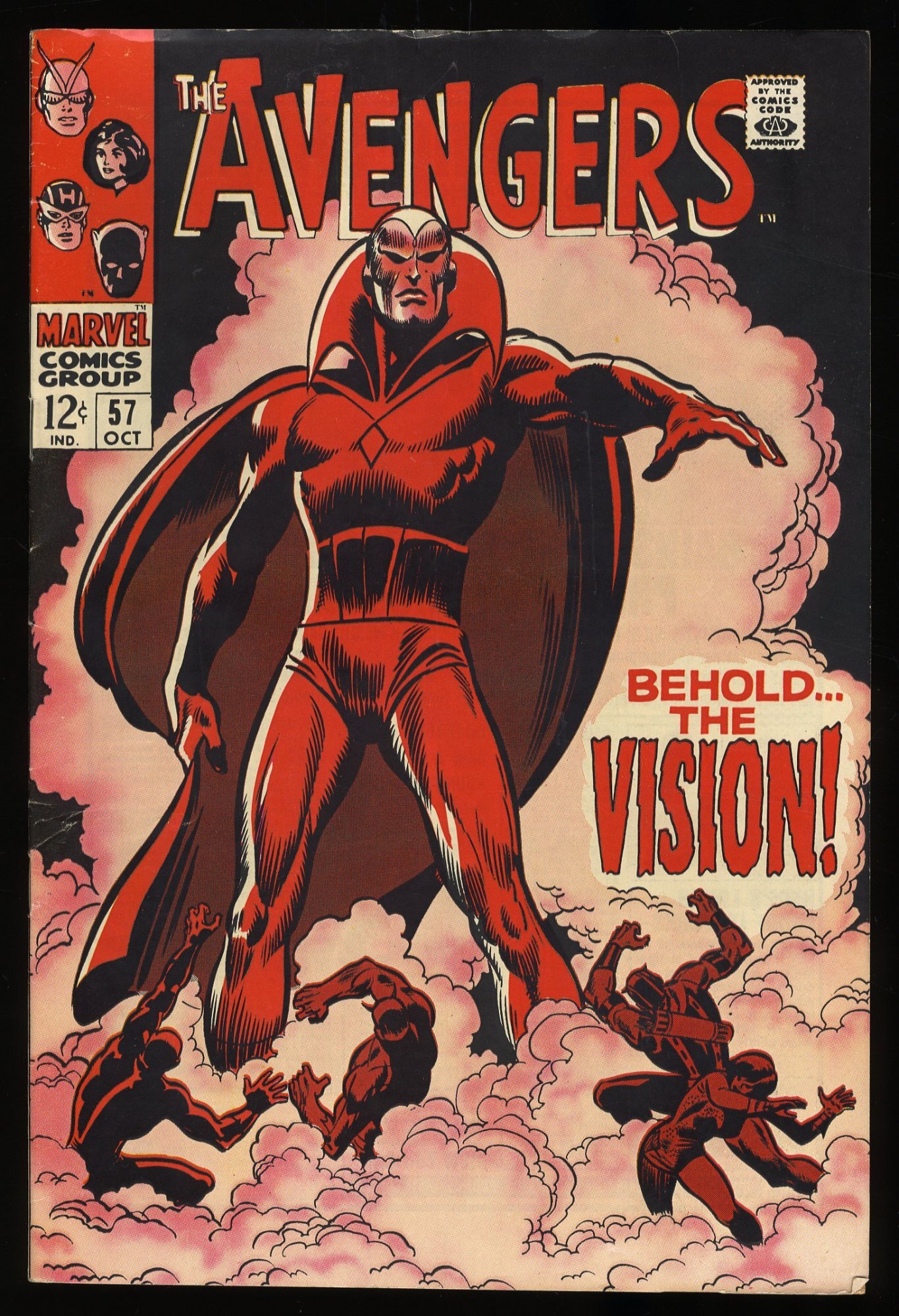 Avengers #57 FN 6.0 1 1st Appearance Vision! Buscema Cover! Stan Lee ...