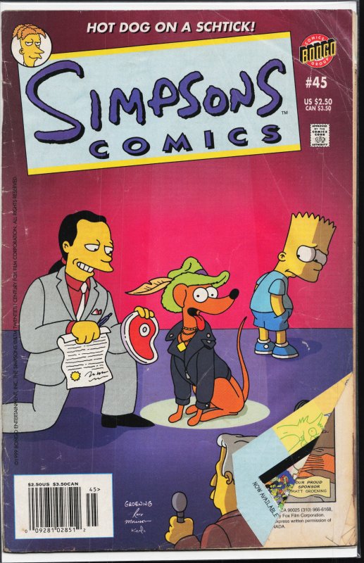 Simpsons Comics #45 (1999) The Simpsons | Comic Books - Modern Age ...