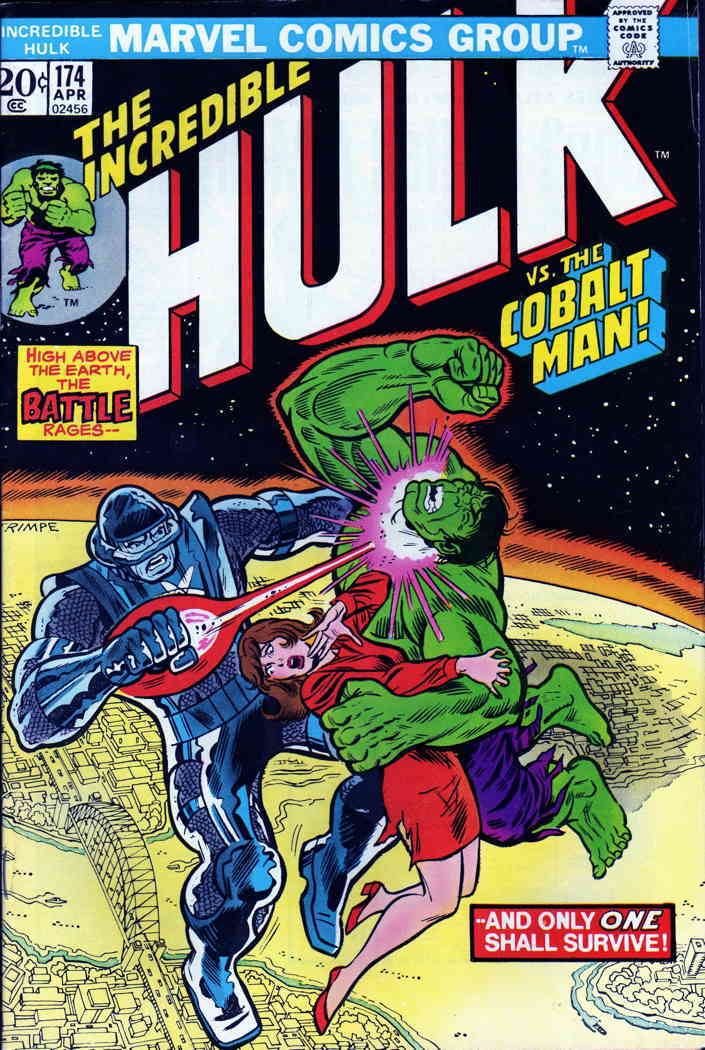 Incredible Hulk, The #174 (with Marvel Value Stamp) FN ; Marvel | Roy ...