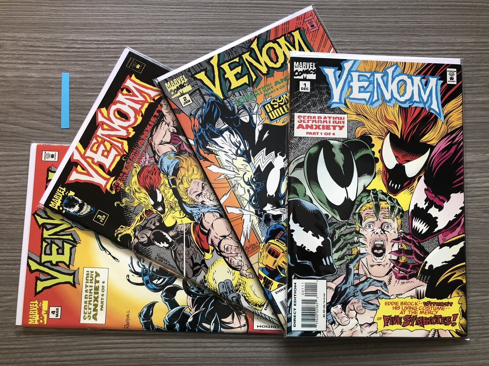 Venom: Separation Anxiety Complete Run Issues #1, 2, 3, 4. Marvel ...