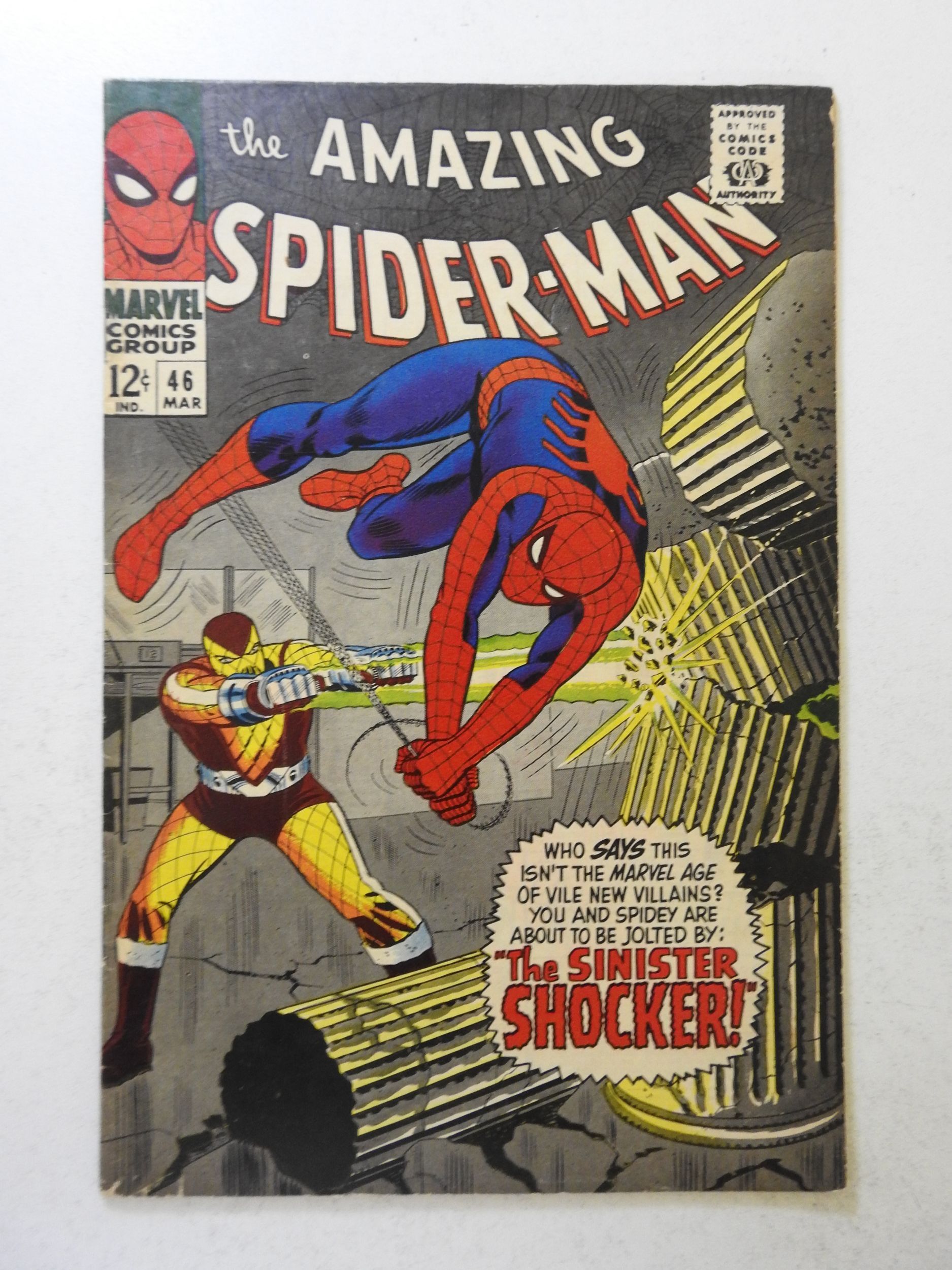The Amazing Spider-Man #46 (1967) FN- Condition! moisture stains ...