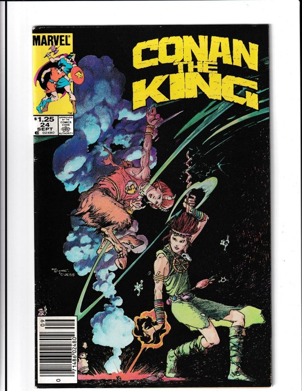 Conan the King #24 (1984) Canadian Newsstand Marvel Comics | Comic ...