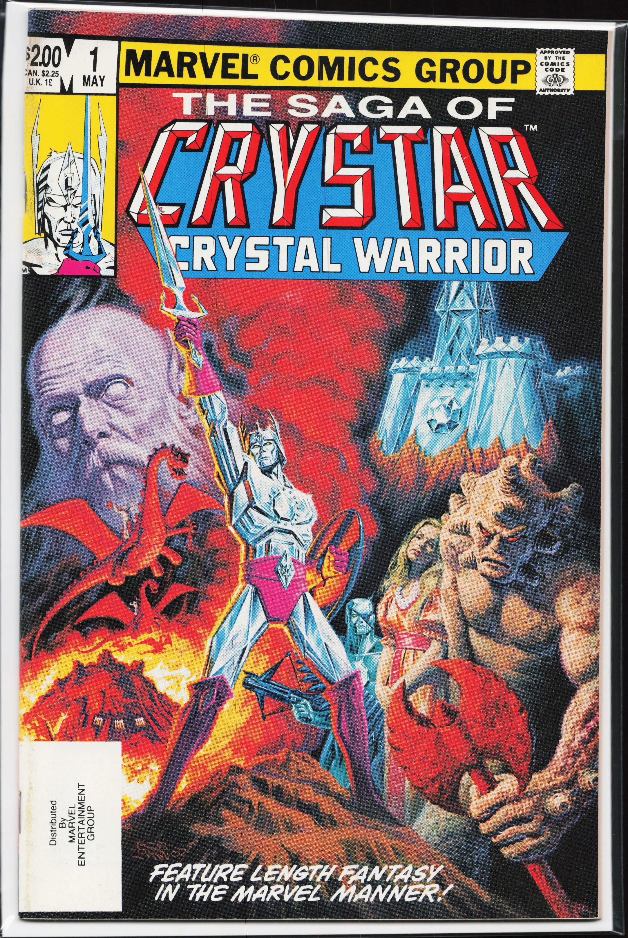 The Saga of Crystar, Crystal Warrior #1 (1983) Crystar [Key Issue ...