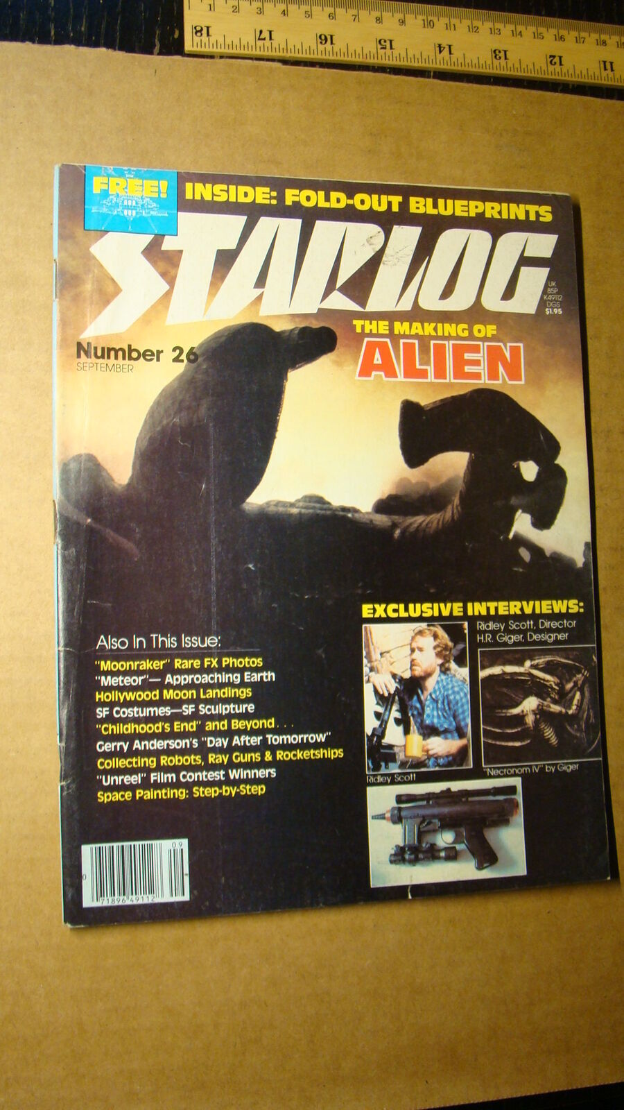 Starlog 26 - Making of Aliens Meteor James Bond Moonraker | Comic Books ...