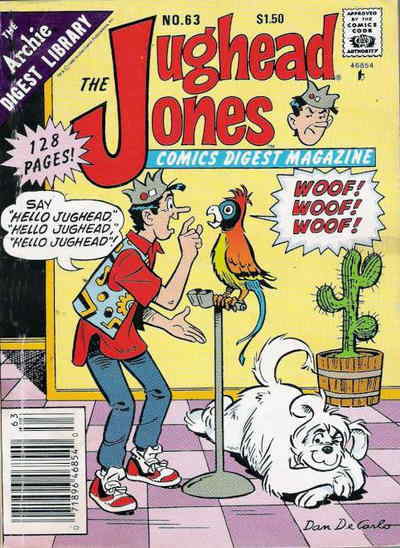 Jughead Jones Digest Magazine, The #63 (Newsstand) FN ; Archie ...