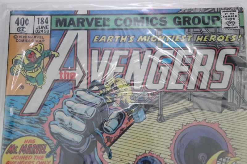 Avengers #184 Iron Man Captain America Thor Vision Marvel Comics ...