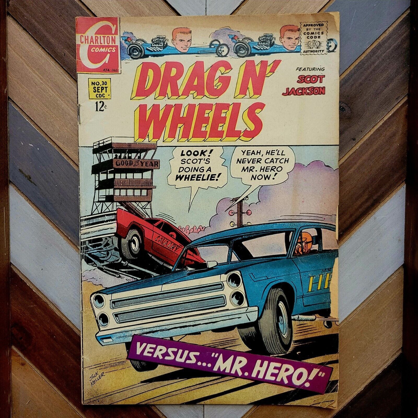 DRAG N' WHEELS #30-31 (Charlton 1968) SCOT JACKSON / Jack Keller Art ...
