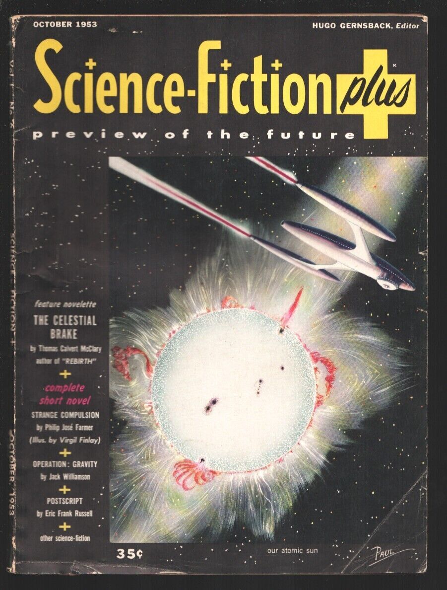 Science-Fiction Plus #6 10/1953-Frank R. Paul cover & interior art-Philip Jos... | Comic Books ...