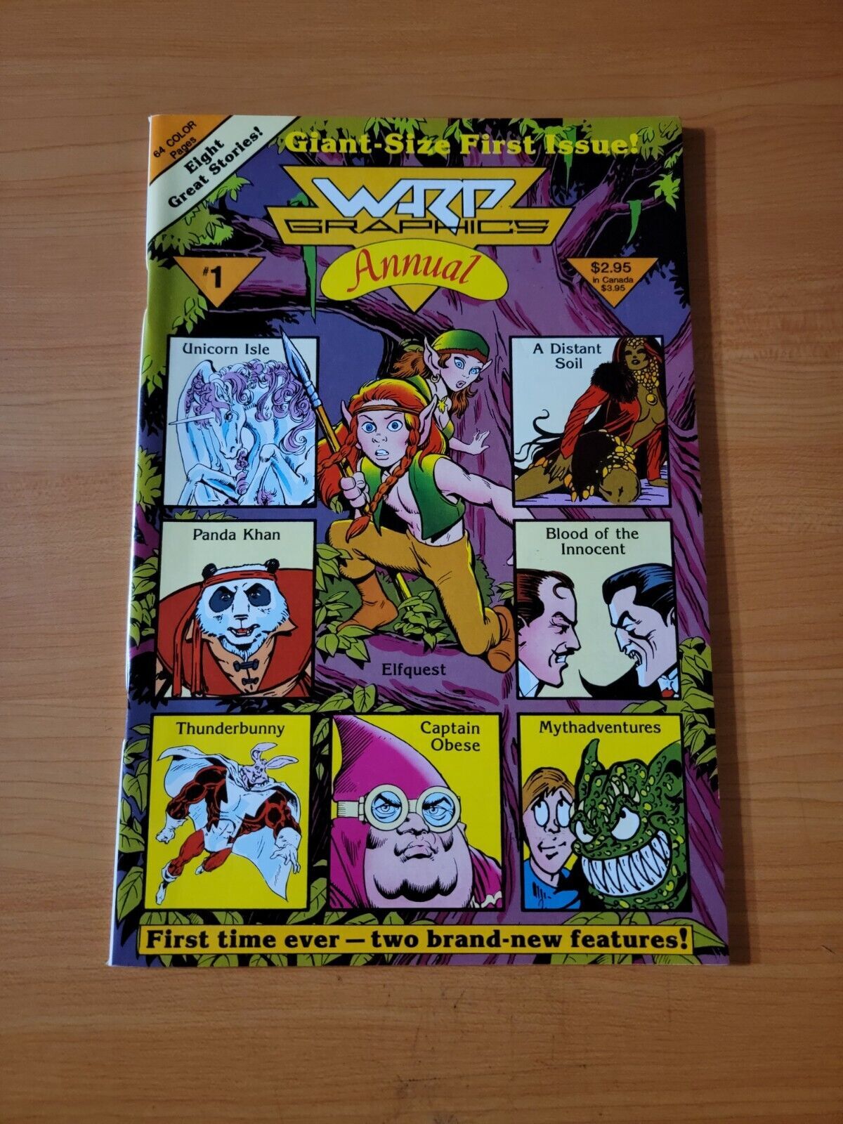 Warp Graphics Annual #1 One-Shot Elf Quest ~ NEAR MINT NM ~ 1985 Warp ...