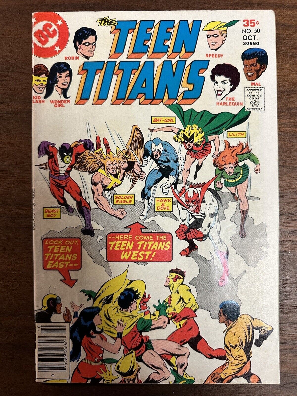 Teen Titans #50 FN 1st revival original Bat-Girl. (DC Comics 1977 ...