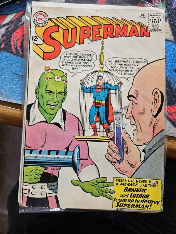 Superman #167 (DC,1964) Condition VG | Comic Books - Silver Age, DC ...