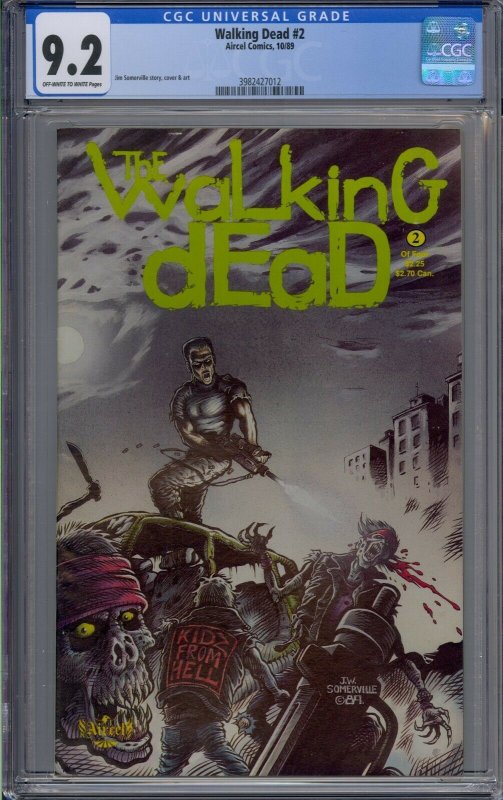 Walking Dead #2 CGC 9.2 Aircel Comics | Comic Books - Copper Age ...