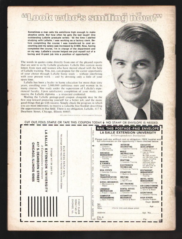 Tales of the Zombie #8 1974-Earl Norem-Mike Kaluta-Chris Claremont ...