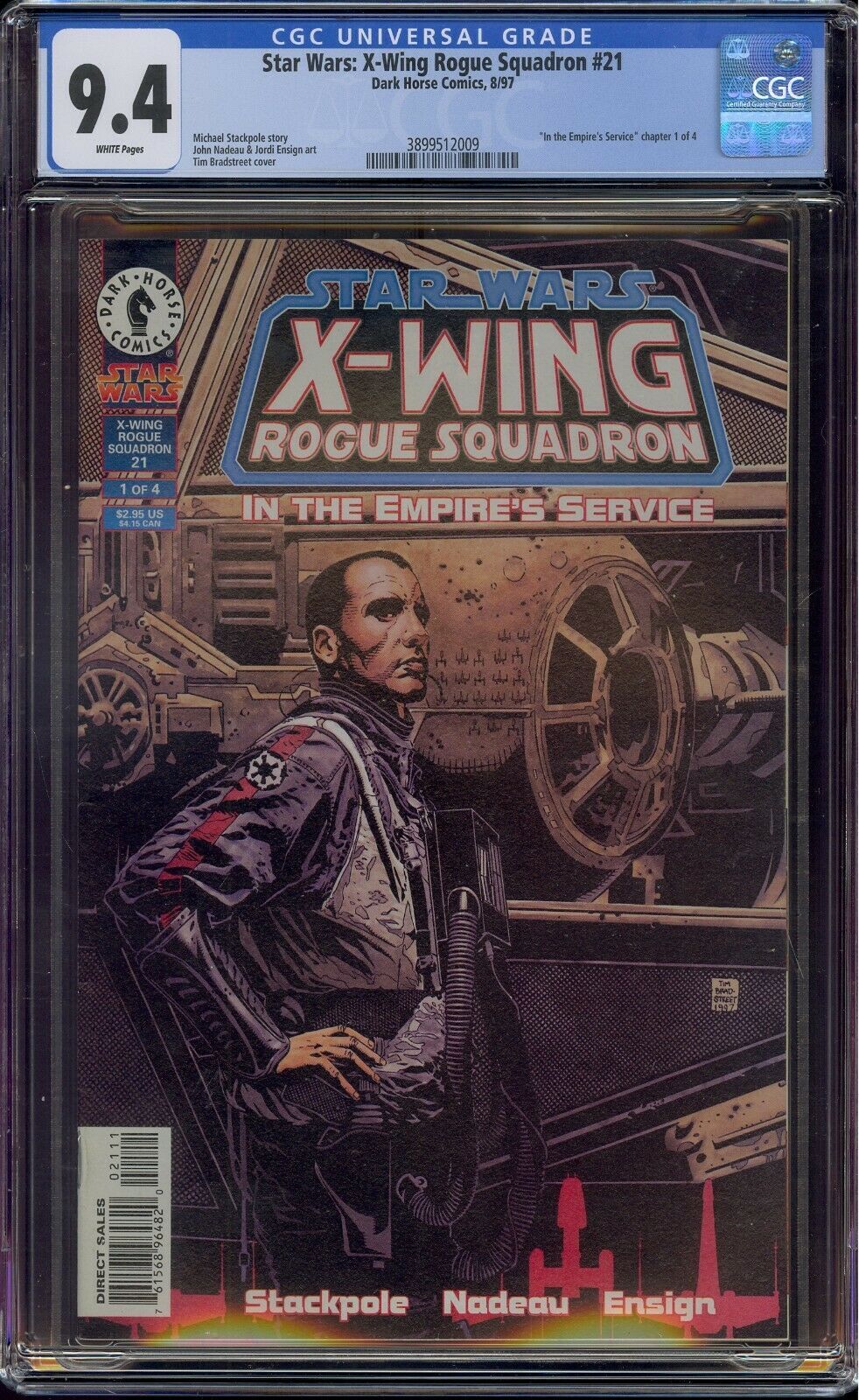 Star Wars X-Wing Rogue Squadron #21 CGC 9.4 1st Baron Soontir FEL ...