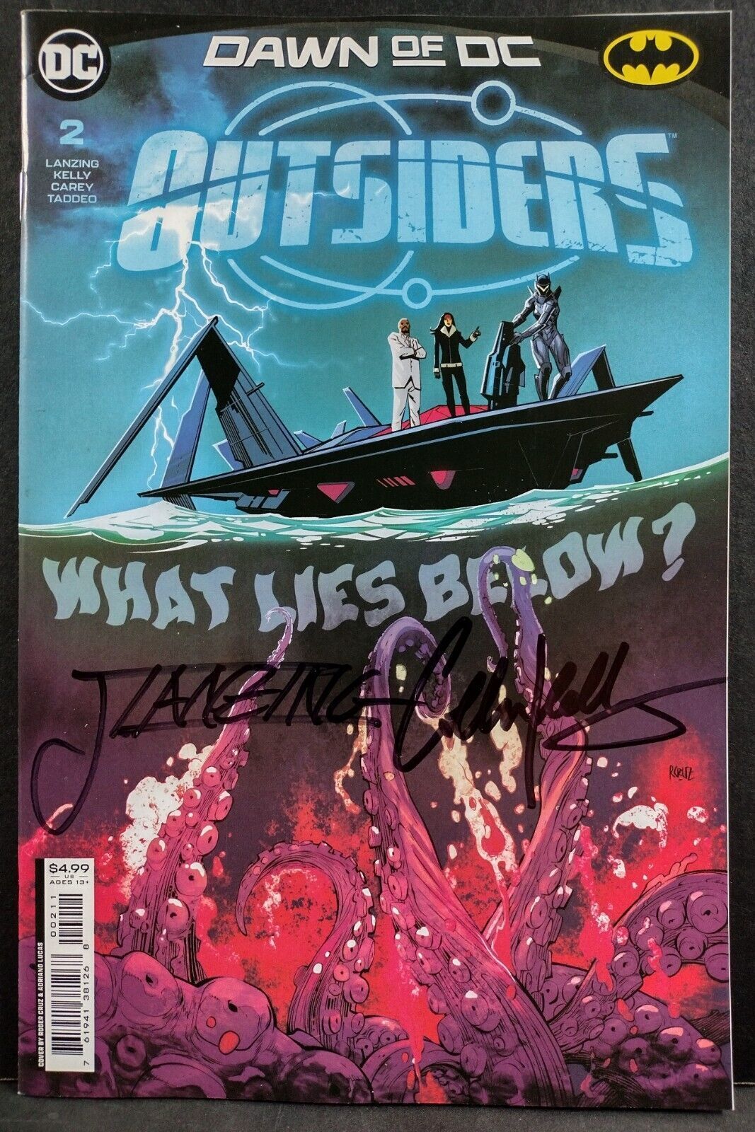 Outsiders 1-6 NM 9.4 Signed by Jackson Lansing & Collin Kelly COA ...