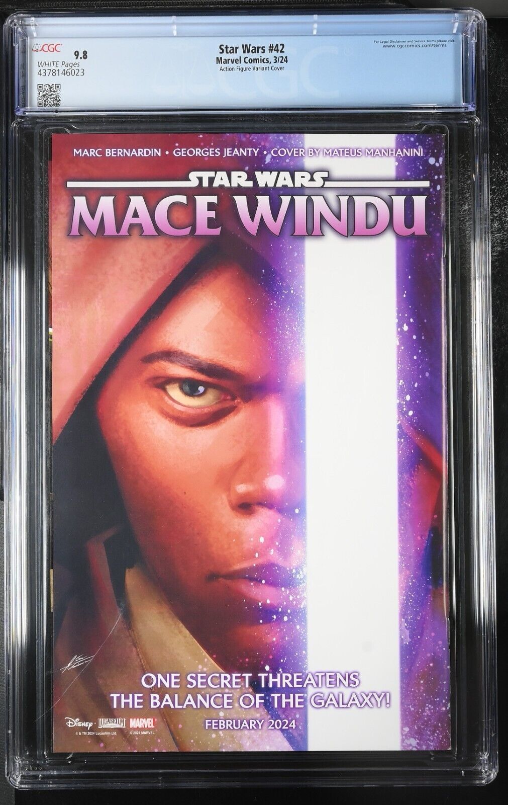 Star Wars #42 CGC 9.8 Queen Amidala Action Figure Variant Cover Marvel ...