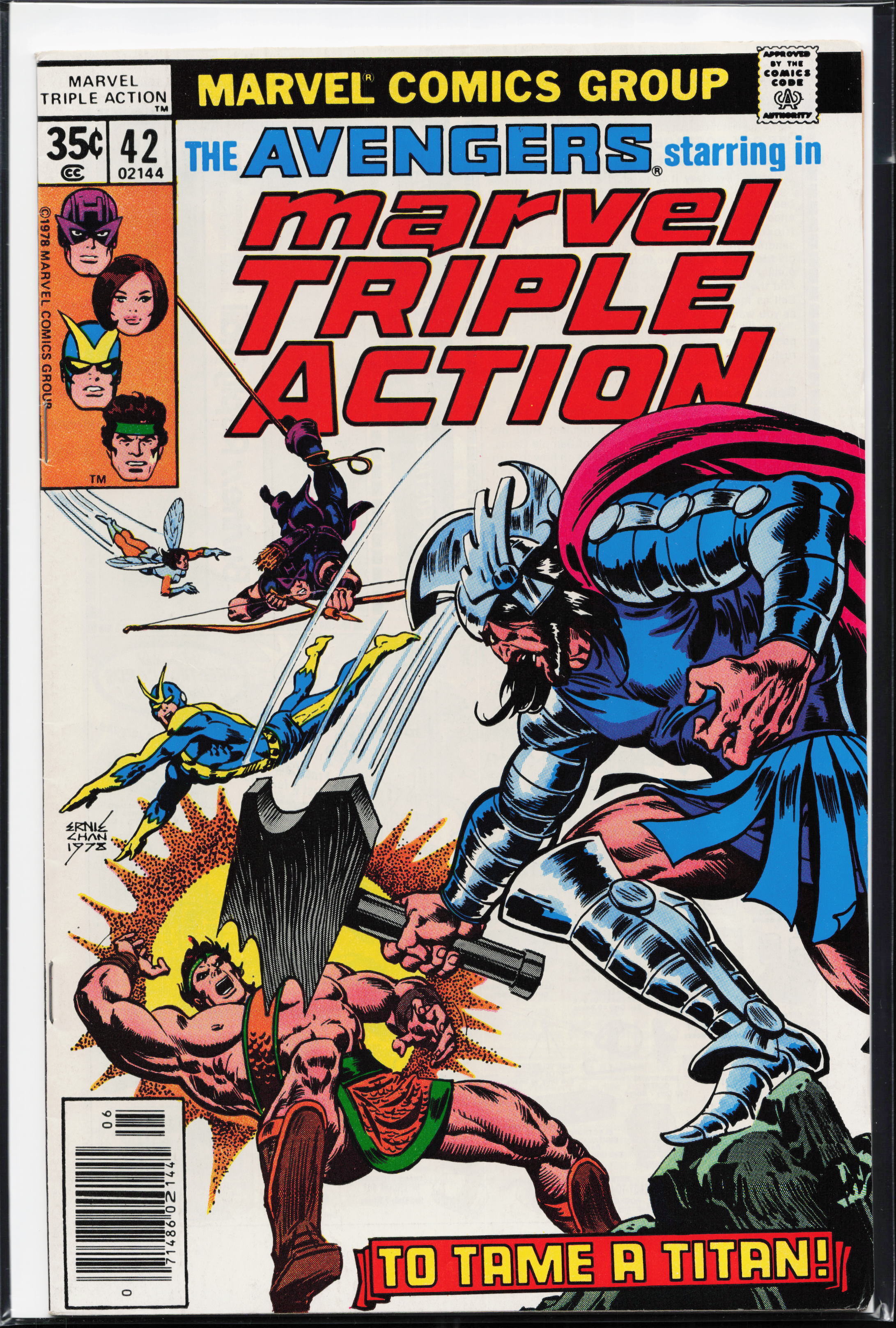 Marvel Triple Action #42 (1978) The Avengers | Comic Books - Bronze Age ...